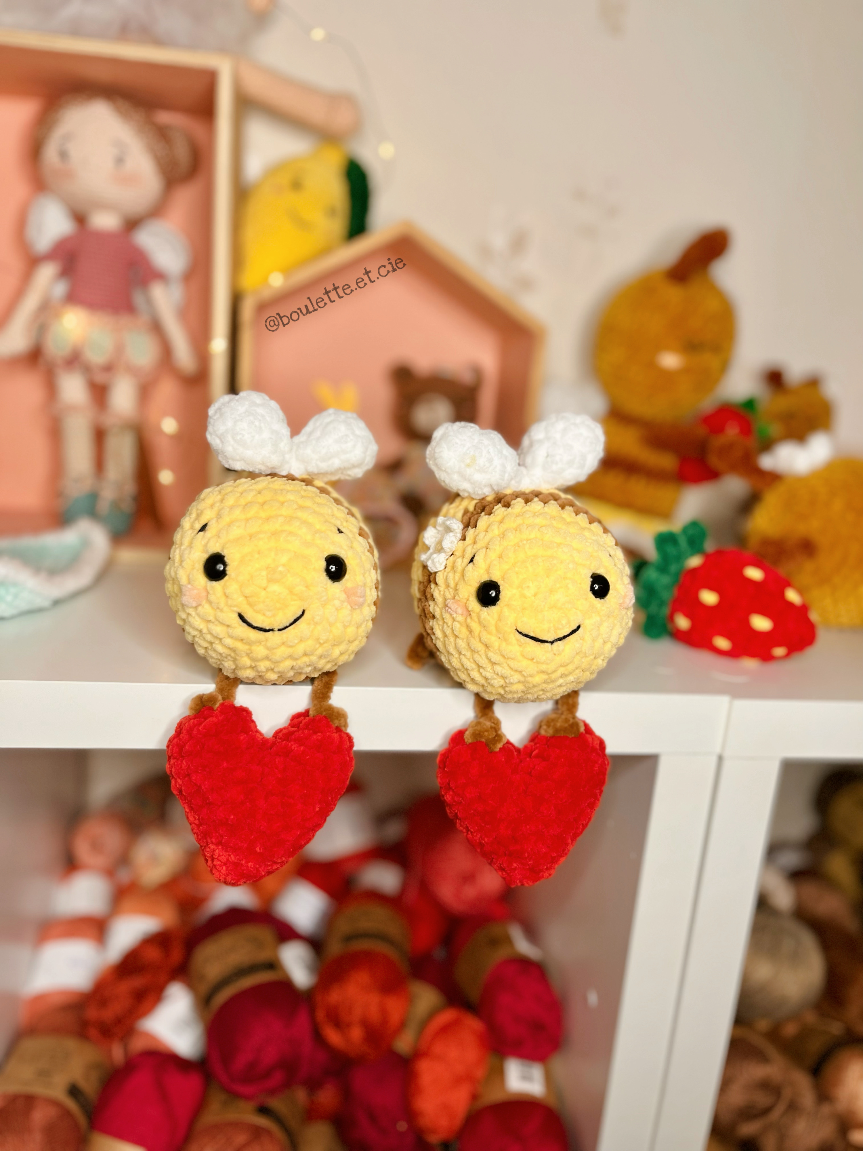 Bee My Valentine – Free Pattern – Boulette & Cie